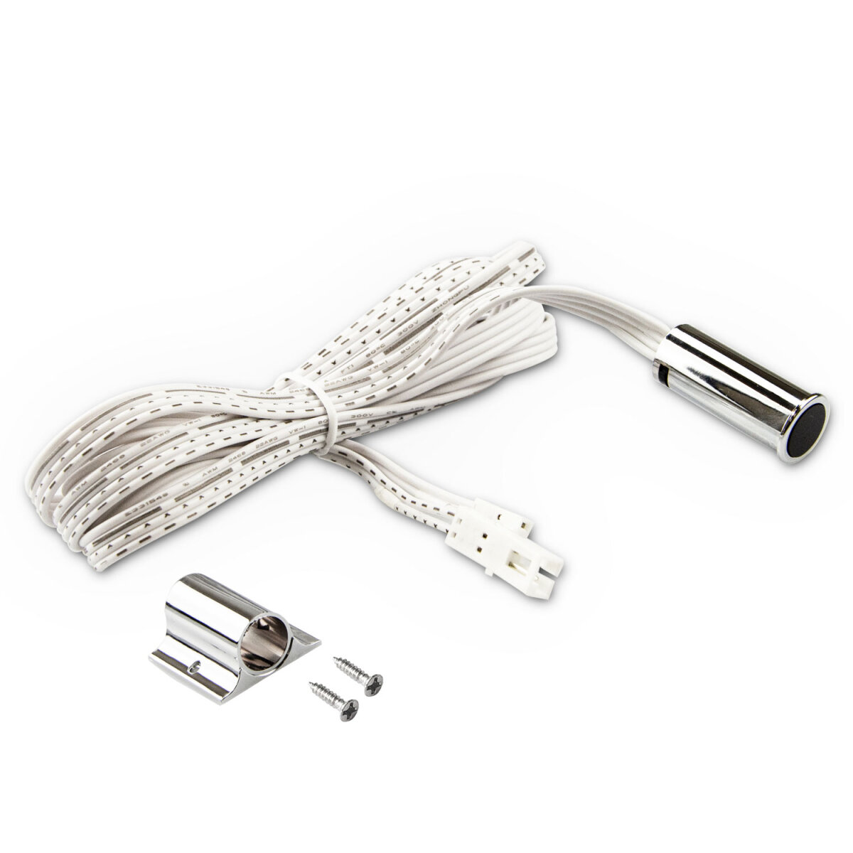 PNP-MiniAMP - Contact SENSOR round, encastré/surface, 12-24V DC, 3A, 14 ...